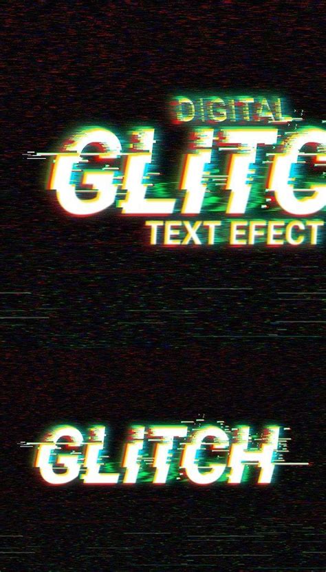 Text Glitch Effect In 2025 Photoshop Text Effects Photoshop Text