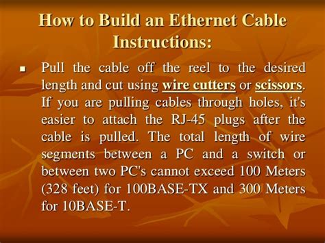 RJ Wiring Guide Diagram Ppt