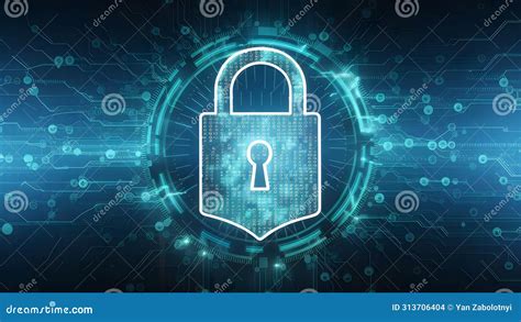 Securing Networks With Digital Locks And Firewalls Against Cyber Threats Concept Cybersecurity