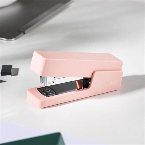 Poom 델리 누사인 파스텔 스테이플러 33호침 보관공간