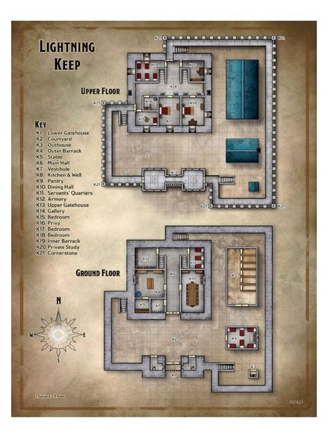 Map 001 Lightning Keep  Pdf
