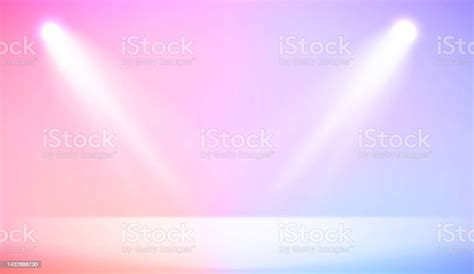 밝은 Soffits와 빈 조명 방 사실적인 3d 스타일 벡터 일러스트 레이 션 0명에 대한 스톡 벡터 아트 및 기타 이미지 0명 3차원 형태 강단 Istock