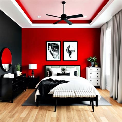 20 Red Black And White Bedroom Ideas For Any Style
