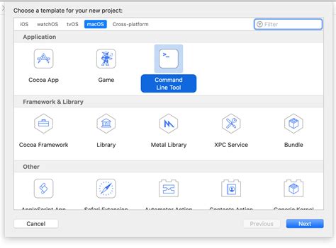 Xcode Missing Command Line Template Stack Overflow