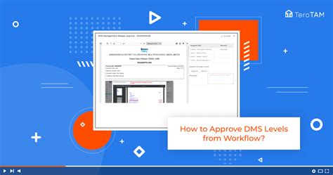 How To Approve DMS Levels From Workflow TeroTAM