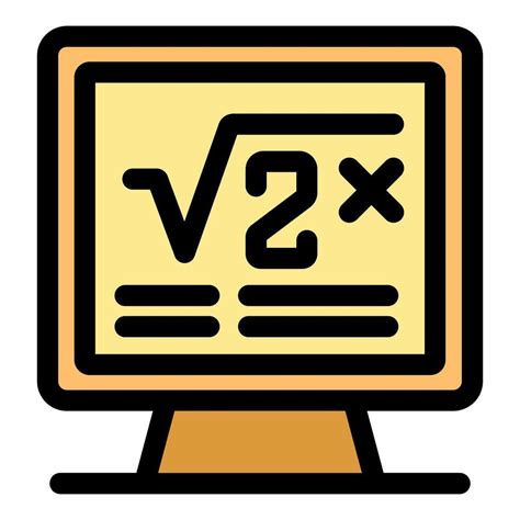Mathematical Expression Displayed On Computer Screen 55585859 Vector Art At Vecteezy