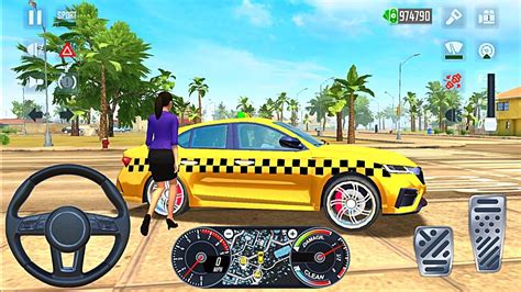 청소 택시 자동차 운전 세차 게임 재미 있은 과속 운전사 미국 모험 Taxi Sim 2022 Simulator Android Youtube