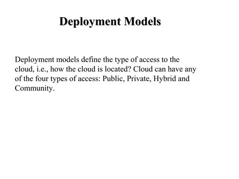 Cloud Computing And Service Models PPT