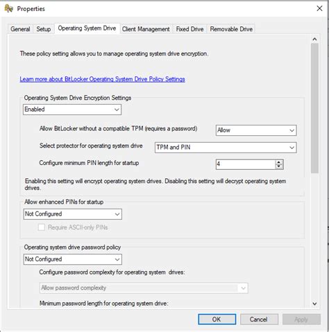 issue with enabling bitlocker in sccm r sccm