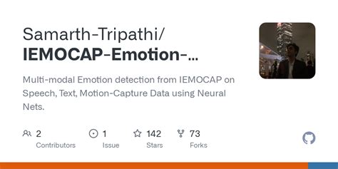 Github Samarth Tripathi Iemocap Emotion Detection Multi Modal Emotion Detection From Iemocap