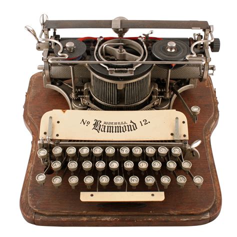 American Hammond No12 Typewriter Typewriter Vintage Typewriters