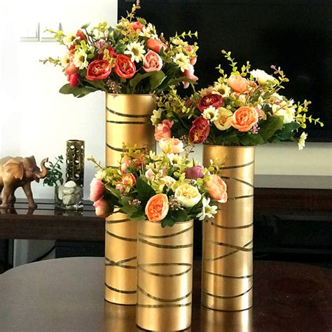 تزیین گل مصنوعی در گلدان و سبد تزیین ستون با گل مصنوعی