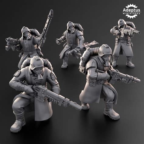 3d File Squad 114th Squad Imperial Guard・3d Printer Design To