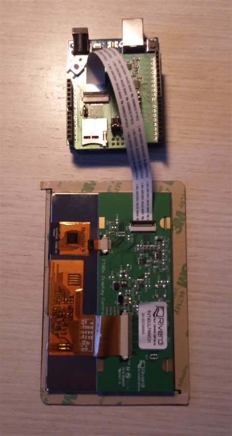 riverdi tft display with ft801 controller electronics lab
