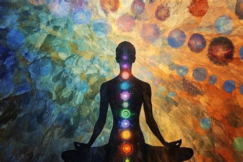 Person Standing In A Meditative Energy Alignment Pose Premium Ai Generated Image