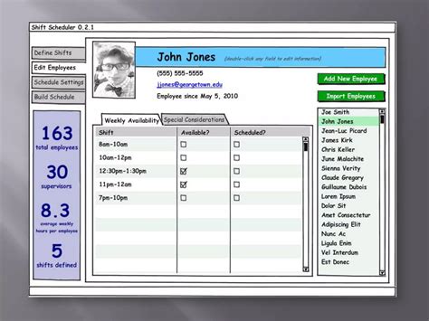 Ui Project Shift Scheduler Ppt Free Download Ui Project Shift Scheduler Ppt Free Download