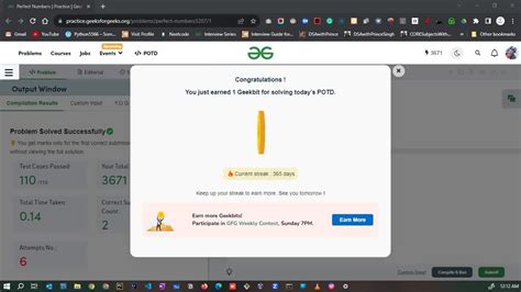 Completed 365 Days Of Coding On Geeksforgeeks Prince Singh Posted On
