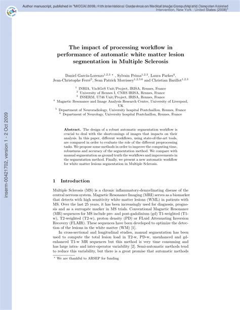 Pdf The Impact Of Processing Workflow In Performance Of Automatic