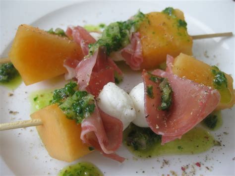 Melon Prosciutto Skewer Recipe Popsugar Food