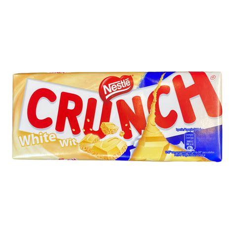 Nestle Crunch White Chocolate Bar 100g Usa Bites
