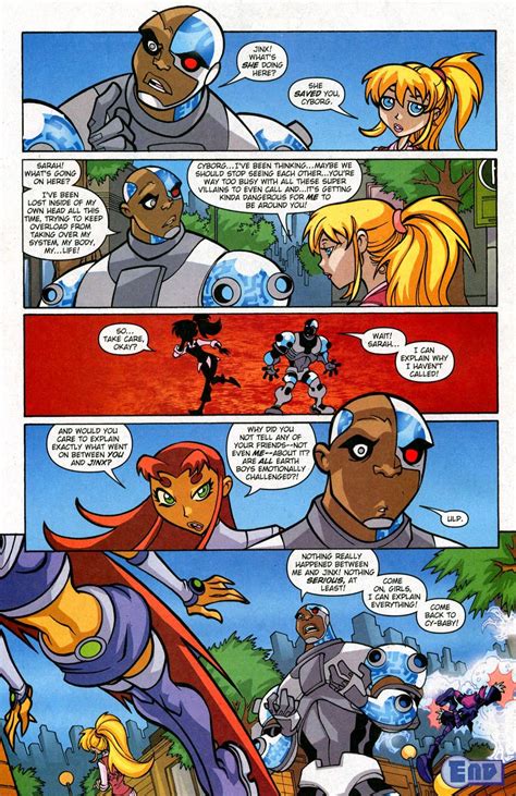Cyborg Breaks Jinx And Sarah Simms Hearts Teen Titans Go 27 R