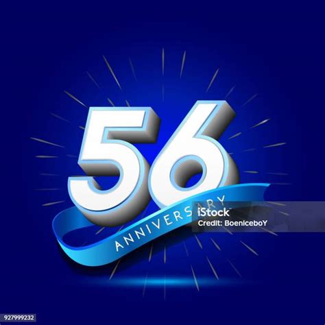 크리에이 티브 포스터 소책자 전단지 전단지 잡지 초대 카드 리본 56 주년 기념일 템플릿 웹 게임 디자인 광고에 대한 스톡 벡터 아트 및 기타 이미지 Istock