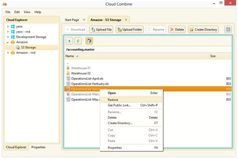 Cloud Combine Documentation Viewing And Restoring Deleted Files In Amazon S3 Versioned Bucket