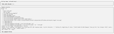 Unraid Docker Unable To Find Image Influxdblatest Locally Docker