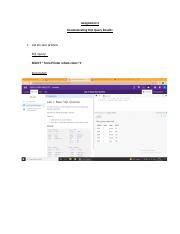 Comp630 Assignment 4 Docx Assignment 4 Demonstrating SQL Query