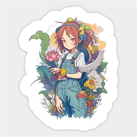 Flower Girl Flower Sticker Teepublic