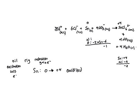 Solved Determine The Oxidizing Agent In The Following Reaction Nis