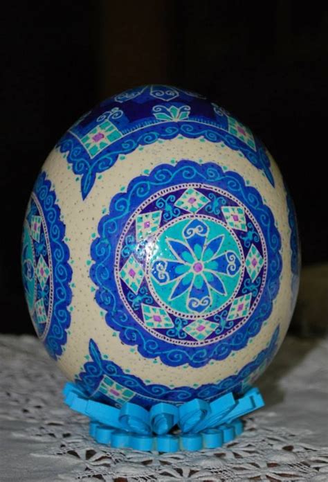 Яйцо страуса. Автор И.Зяткина nel 2024 | Uova, Decorazioni