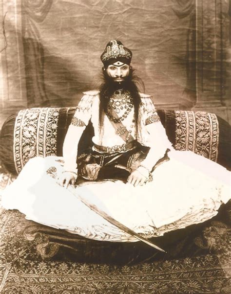 H H Maharao Raghubir Singh Maharaja Of Bundi Matte And Glaze