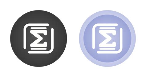 Summation Vector Icon 40054794 Vector Art At Vecteezy