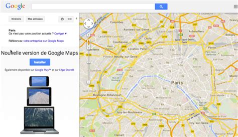 Le Google Maps Nouveau est arrivé L API n est plus limitée et devient