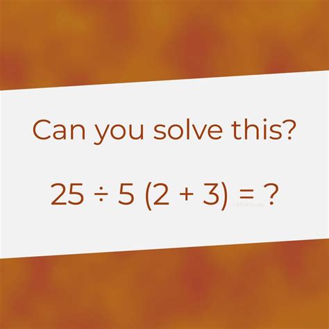Can You Solve This