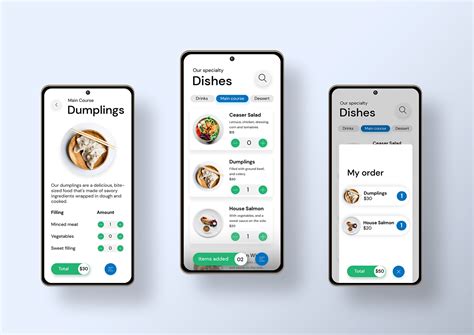 MENU APP UI On Behance
