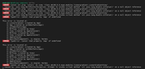 I Received The Following Error When I Try Lineargradient · Issue 22375 · Expoexpo · Github