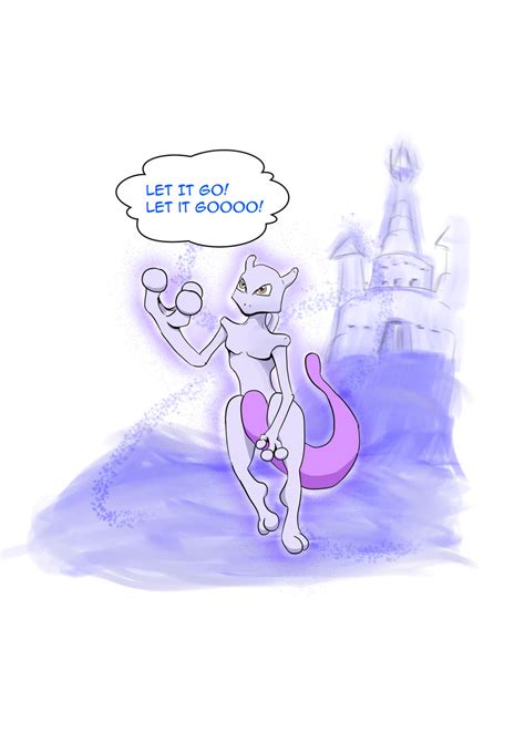 After Reading This Post That Compare Mewtwo To Elsa From Frozen I Drew This Rpokemon