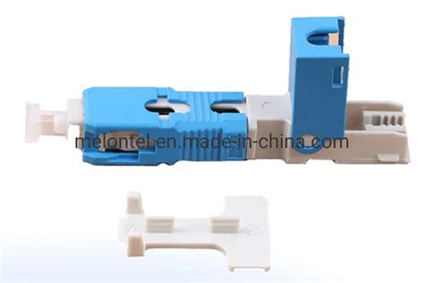 Fiber Optic 90 Degree Straight Through Field Assembly Sc Quick Fast Connector Pt Quick