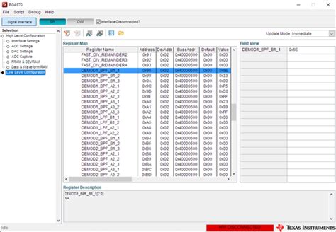 PGA PGA Demodulator BPF Coefficients Sensors Forum Sensors TI E E Support Forums