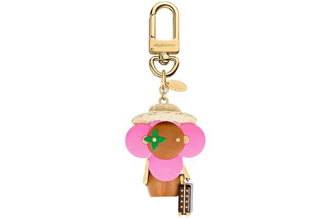 Louis Vuitton Vivienne Explorer Keyring Vivienne Holiday Rosepink In