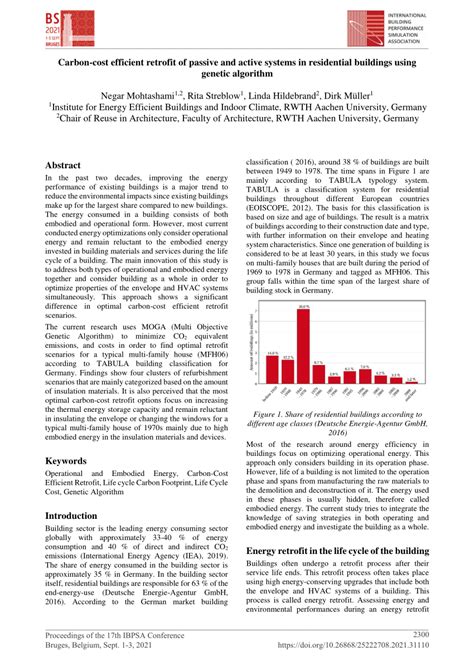 Pdf Carbon Cost Efficient Retrofit Of Passive And Active Systems In Residential Buildings