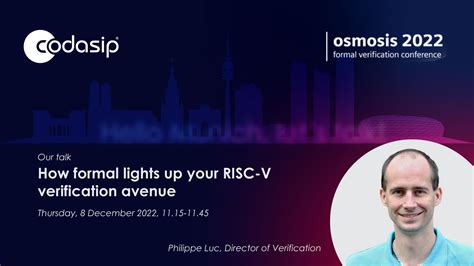Osmosis Formal Verification Conference Codasip