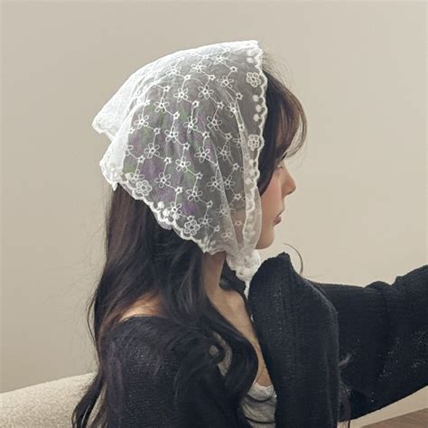 블루씨티 14종 코티지코어 여름 헤어 두건 반다나 삼각 스카프 모음