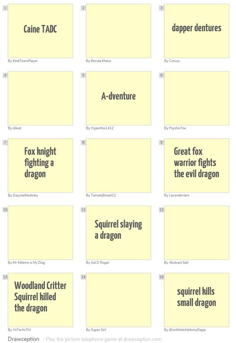 Caine TADC Drawception