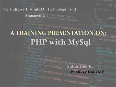 Php Ppt Ppt