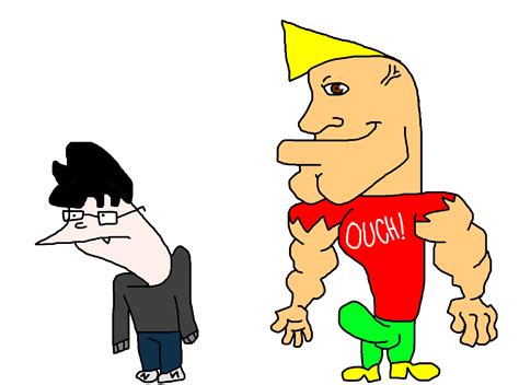 The Virgin Overbite Simpsons Lips Vs The Chad Underbite Caveman Lips