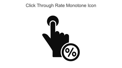Click Through Rate Monotone Icon In Powerpoint Pptx Png And Editable Eps Format PPT Sample