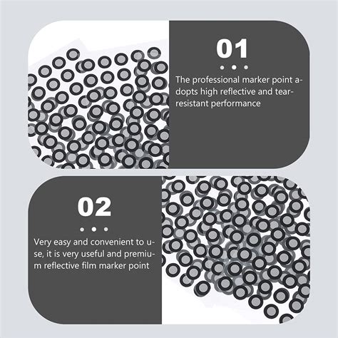 Review ULTECHNOVO Reference Point For D Scanning Sheets Diffuse Reflection Markers For D